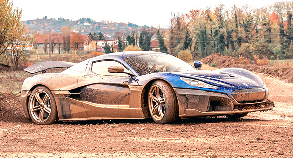 Rimac Nevera Prototype Has Some Off-Road Fun Before Getting Destroyed ...